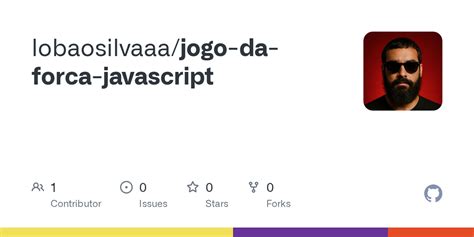 Github Lobaosilvaaajogo Da Forca Javascript