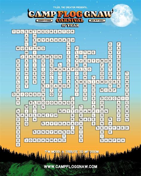 Tyler The Creator Unveils Lineup For 10th Anniversary Camp Flog Gnaw