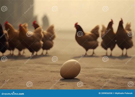 Free Range Chicken On A Traditional Poultry Farm Neural Network AI Generated Stock Illustration