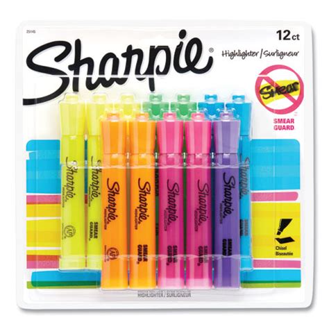Tank Style Highlighters Assorted Ink Colors Chisel Tip Assorted Barrel Colors Dozen Intivity
