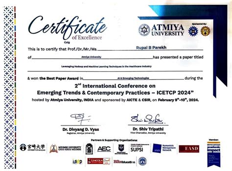 Dr Rupal Parekh Kachalia On Linkedin Internationalconference