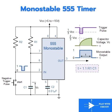 Monostable Multivibrator Microcontrollers Circuit Arduino