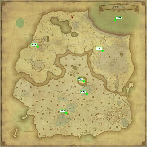 Dawntrail Sightseeing Log Map 60 Photos