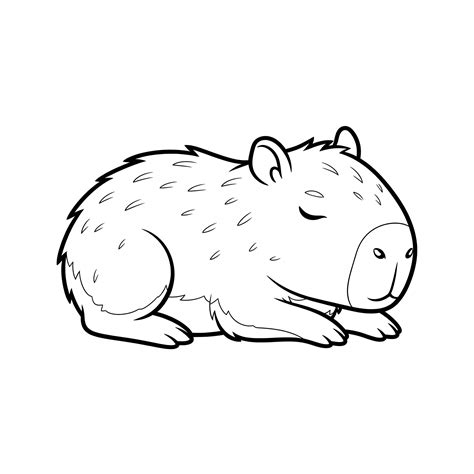64 Kolorowanki Kapibara Do Wydrukowania Adorable Tego Wielkiego Gryzonia