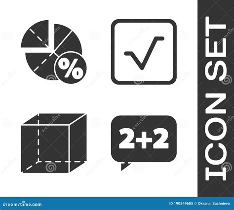 Set Equation Solution Graph Schedule Chart Diagram Geometric Figure Cube And Square Root