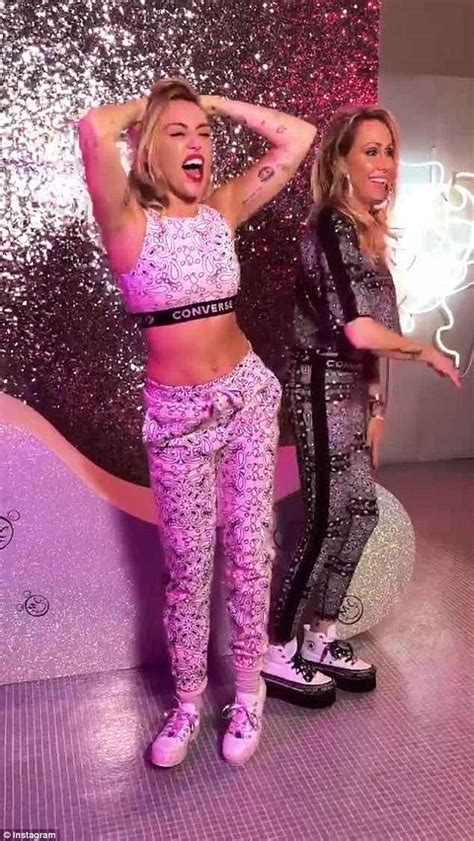 Miley Cyrus Celebrates Mothers Day By Letting Mom Tish Spank Her