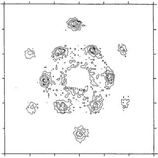 Diffraction Pattern From A Single Crystal Latex Film The Six Download Scientific Diagram
