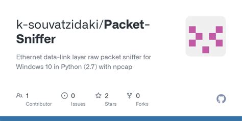 GitHub K Souvatzidaki Packet Sniffer Ethernet Data Link Layer Raw Packet Sniffer For Windows