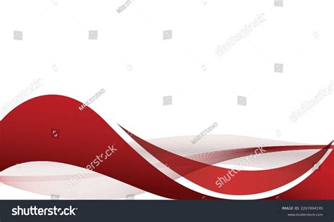 Abstract Red Wave Design Background Stock Vector Royalty Free 2207994195 Shutterstock