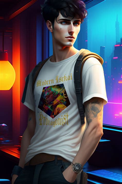 Download Ai Generated Cyberpunk Man Royalty Free Stock Illustration