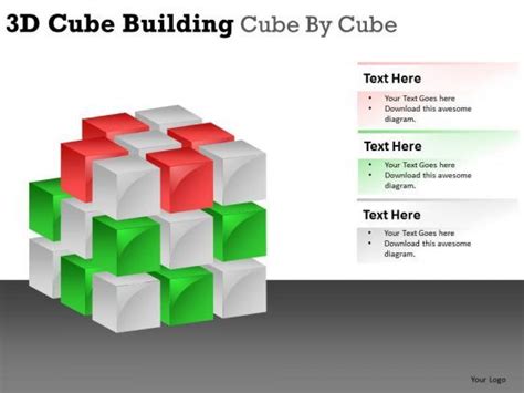 Show Brick By Brick Concept PowerPoint Slides And Ppt Diagram Templates