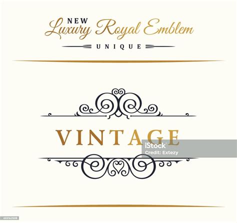 붓글씨 럭셔리 라인 기호입니다 우아한 상징 모노 그램 Flourishes 로얄 빈티지 분배기 디자인 로고에 대한 스톡 벡터 아트 및 기타 이미지 Istock