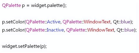 Qt开发 Qt中的调色板 Qt 调色板 Csdn博客