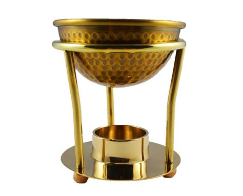 Kriti Brass Camphor Aroma Diffuser Oil And Dhoop Burner Kriti