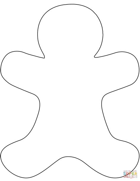Free Gingerbread Man Template Printable Smart Template Maker