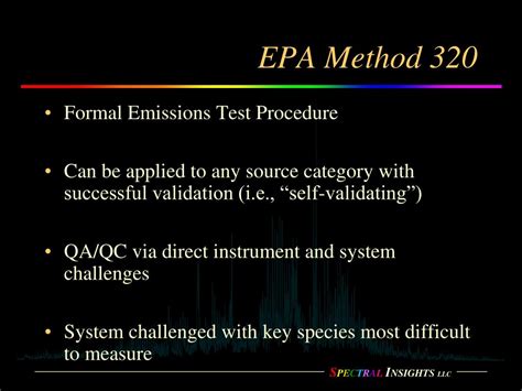 Ppt Real Time Emission Measurements Using Ftir Spectroscopy Epa Method 320 Powerpoint