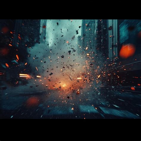 A Cinematic Movie Trailer With Dynamic Text Animations And Dramatic
