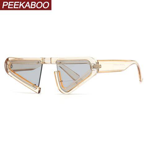 Peekaboo 재미있는 선글라스 빈티지 여성 남성 녹색 레오파드 패션 숙녀 태양 안경 고양이 눈 파티 액세서리 2023 안경 Aliexpress