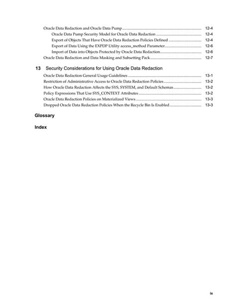 Oracle Database 12c Advanced Security Guide Pdf Databases Computer Software And Applications