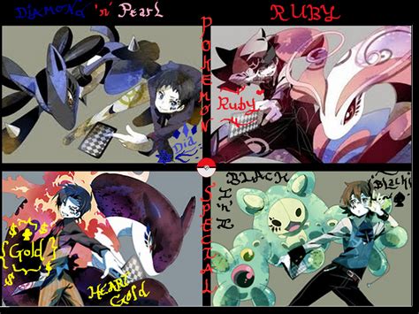 Pokespe Diamond Ruby Gold Black By Yongjaemin On Deviantart