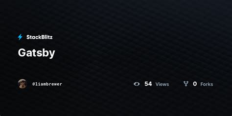 Gatsby Stackblitz