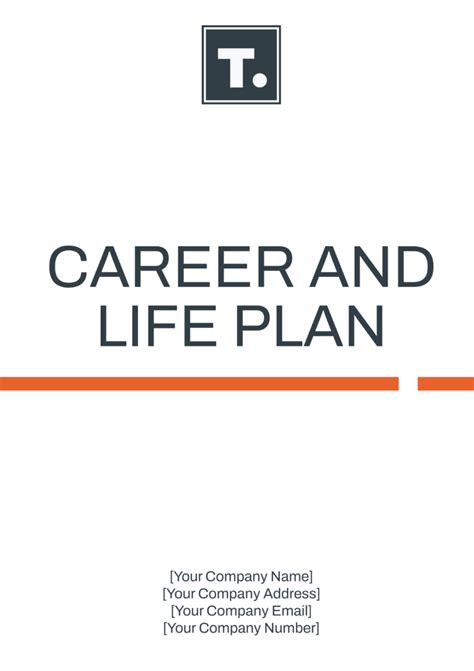 Free Career Plan Templates Editable And Printable