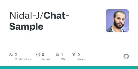 Github Nidal J Chat Sample