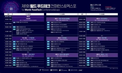 한국 미래 넘버원 산업 생태계 조성하자 월드 푸드테크 컨퍼런스 열린다 네이트 뉴스