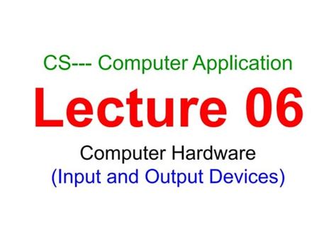 input output device of computer pdf