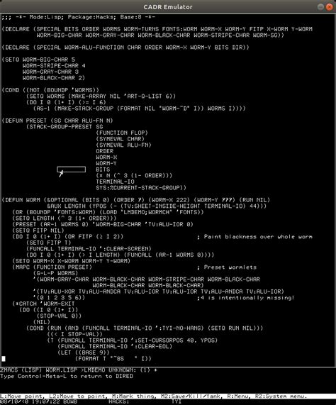 hacking usim a mit cadr lisp machine emulator lispmachine