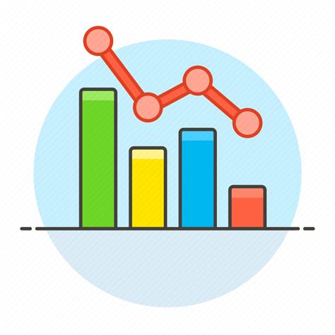 Analytics Bar Business Chart Decreasing Down Graph Icon