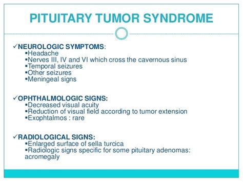 Pituitary Tumor And Acromegaly