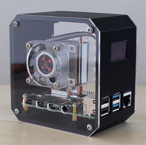 raspberry pi 4b desktop computer case etsy