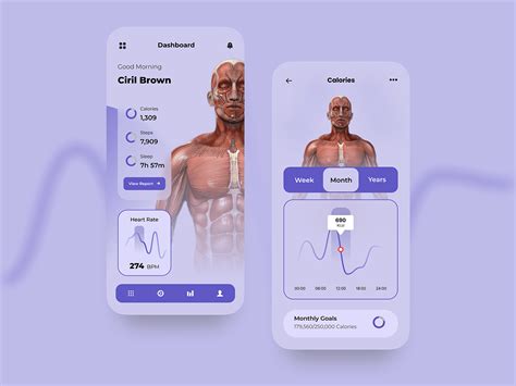 An Health Monitor App Behance