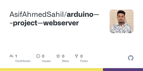 GitHub AsifAhmedSahil Arduino Project Webserver