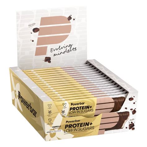 Powerbar Protein Plus Low Sugar Eiweißriegel Box 16 X 35 G Vanilla