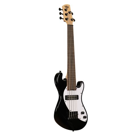 Kala Solid Body 5 String U Bass Black Fretless Jacaranda Music