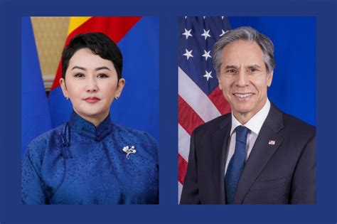 Гадаад харилцааны сайд Б Батцэцэг АНУ д айлчилж Э Блинкентэй уулзана