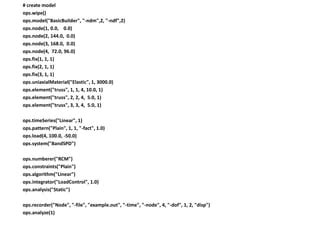 OpenSees Future Directions PDF Computer Software And Applications Computing