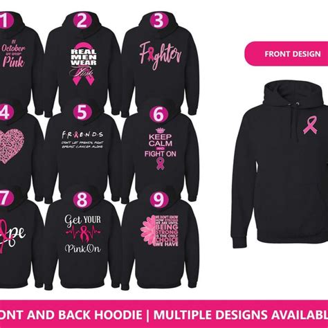 Breast Cancer Hoodie Etsy