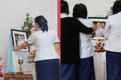 พระหฤทัยคอนแวนต์ จัดพิธีอาลัย ครูเจี๊ยบ เข้มงวดความปลอดภัยมากขึ้น