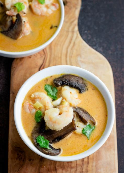 Keto Instant Pot Thai Shrimp Soup Beauty And The Foodie