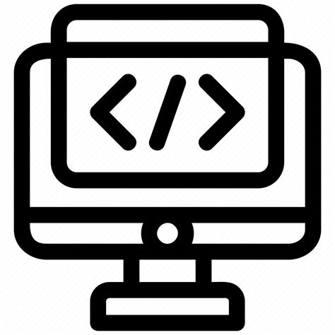 Coding Code Technology Digital Information Data Icon Download On