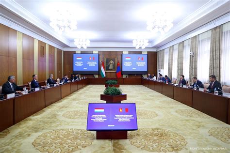 УИХ ын дарга Г Занданшатар Унгар Улсын Үндэсний Ассамблейн дарга Көвер Ласло нар албан ёсны