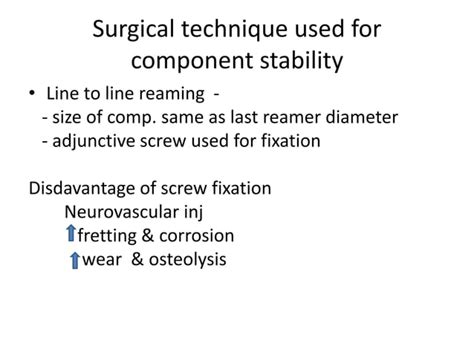 Intraoperative Acetabular Fracture And Pelvic Discontinuity In Thr Ppt