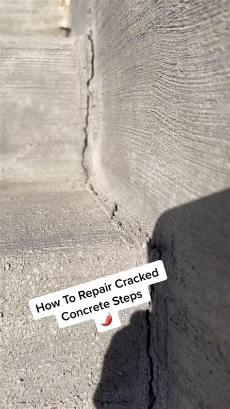 How To Fix A Cracked Concrete Step At Laura Stanley Blog