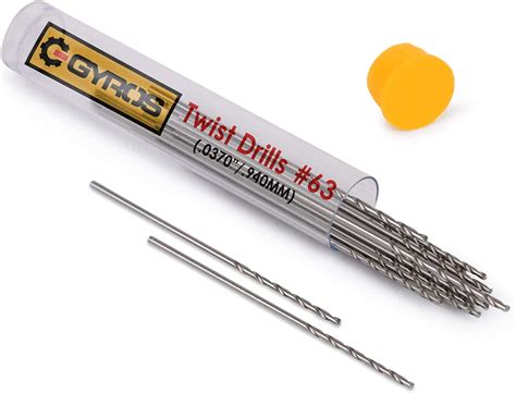 Gyros Micro Drill Bit Set Of 12 63 Drill Bits Small Drill Bits For Jewelry Plastic And Soft