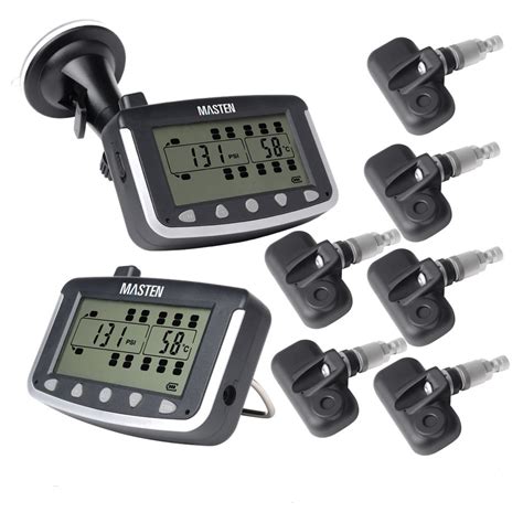 10 Tpms Tyre Pressure Monitoring System Caravan Truck Rv Sensor Lcd 4wd Wireless 4x4