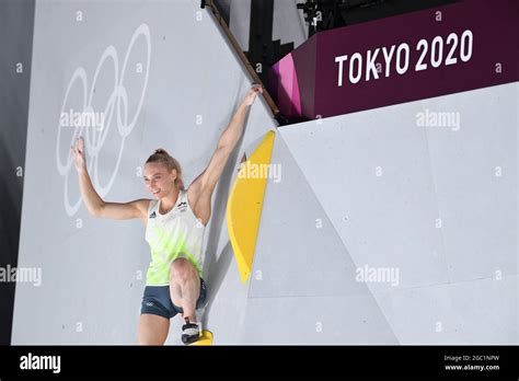 Tokyo Japan Credit Matsuo 6th Aug 2021 Garnbret Janja Slo Sport Climbing Womens