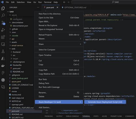 Private Preview Guidance For New Java Features In Azd Microsoft Learn